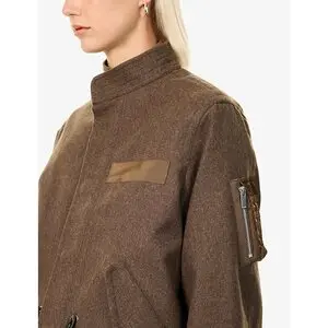 Sacai Double-layered Wool Coat