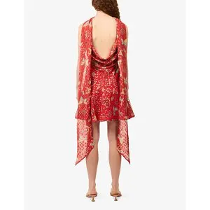 NEVER FULLY DRESSED Astra Sophie Printed Woven Mini Dress
