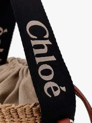 Chloé Woody Raffia Bucket Bag
