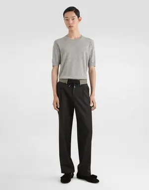 Dolce & Gabbana Silk Pullover Sweater - Grey