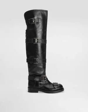 Dolce & Gabbana Horse Leather Boots Boots And Booties - Black