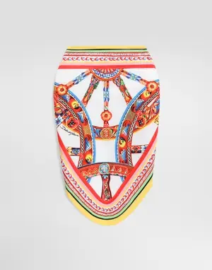 Dolce & Gabbana Carretto-print Poplin Bandana