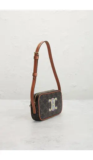 FWRD RENEW Celine Triomphe Mini Camera Bag