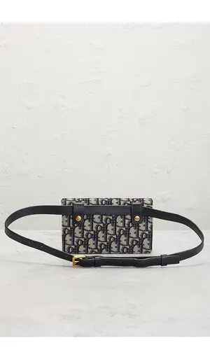 FWRD RENEW Dior Oblique Saddle Belt Bag