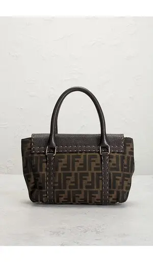 FWRD RENEW Fendi Zucca Linda Handbag
