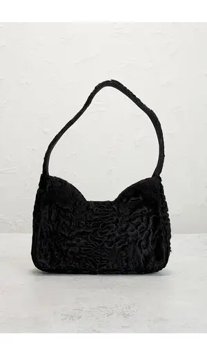 FWRD RENEW Prada Astrakhan Fur Shoulder Bag