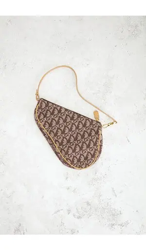 FWRD RENEW Dior Diorissimo Pochette Saddle Bag