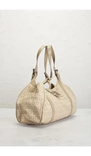 FWRD RENEW Fendi Zucchino Shoulder Bag