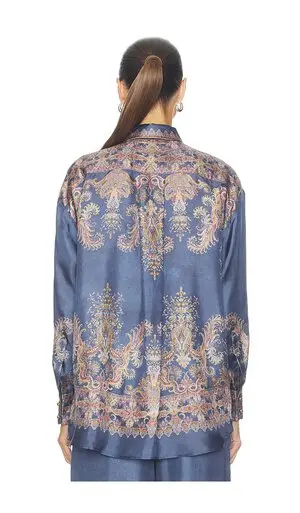 Zimmermann Valiant Relaxed Silk Shirt