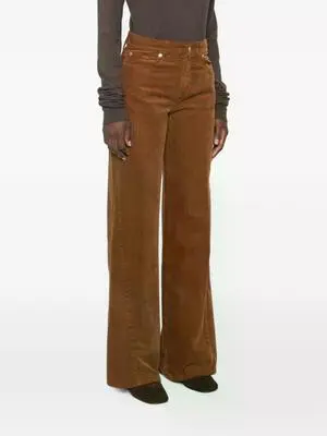 7 For All Mankind Lotta Corduroy-effect Trousers