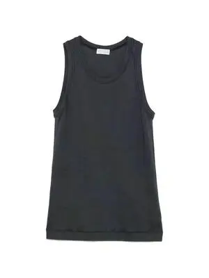 Brunello Cucinelli Ribbed-knit Tank Top - Grey