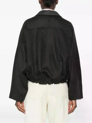 Brunello Cucinelli Elasticated-hem Zip-up Bomber Jacket