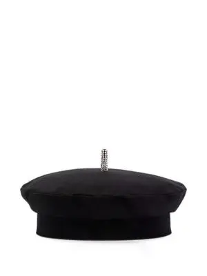 Ruslan Baginskiy Crystal-embellished Beret