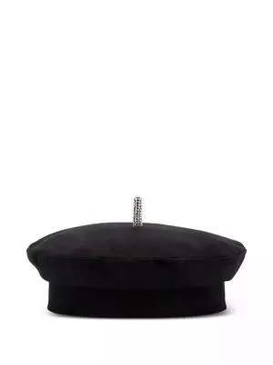 Ruslan Baginskiy Crystal-embellished Beret