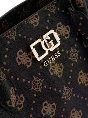 Guess Emelie Logo-print Zip-fastening Tote Bag
