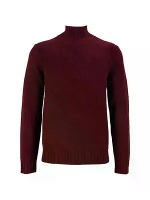 BALLANTYNE Ribbed-knit Sweater - Red