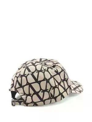 Valentino Garavani 2010s Vlogo-pattern Baseball Cap - Neutrals