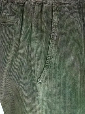 WHITE SAND Belted Corduroy Trousers