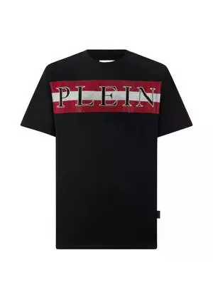 Philipp Plein Embellished Logo-print T-shirt