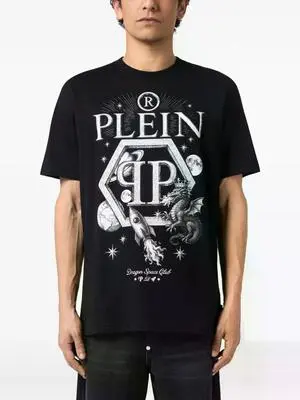 Philipp Plein Dragon-print Hexagon T-shirt