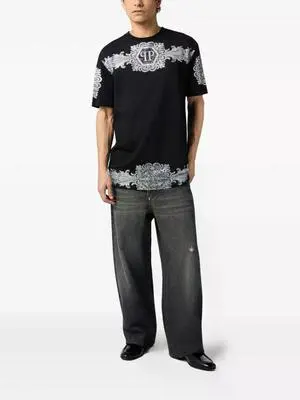 Philipp Plein Baroque Rhinestone-embellished T-shirt