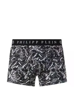Philipp Plein Baby Dragon Swirl-print Boxers