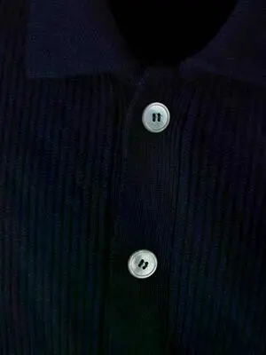 GRAN SASSO Ribbed-knit Button-down Sweater