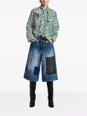 Essentiel Antwerp Patchwork Baggy Shorts