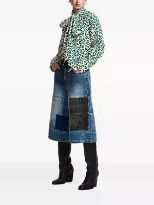 Essentiel Antwerp Patchwork Baggy Shorts