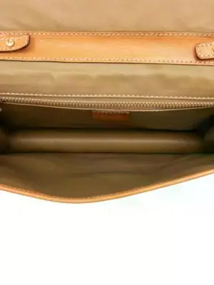 Celine 2007 Macadam Coated Canvas Crossbody Bag