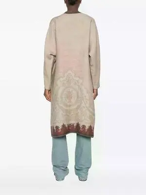 PIERRE-LOUIS MASCIA Paisley-print Blanket-stitch Kimono