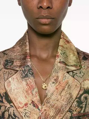 PIERRE-LOUIS MASCIA Graphic-print Double-breasted Jacket