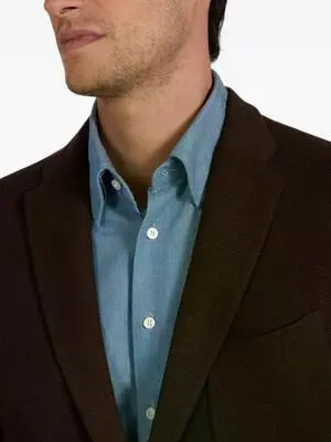SLOWEAR Incotex Hopsack Slim-fit Blazer
