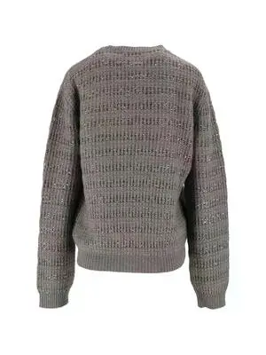 Fabiana Filippi Sequin-embellished Striped Pullover