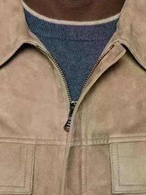Paul & Shark Suede Panelled Jacket