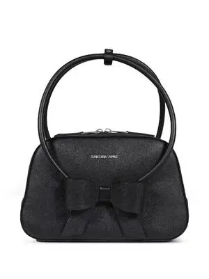 SHUSHU/TONG Bow-detail Leather Tote Bag