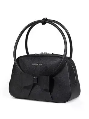 SHUSHU/TONG Bow-detail Leather Tote Bag