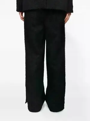 FILTH Textured Wide-leg Trousers