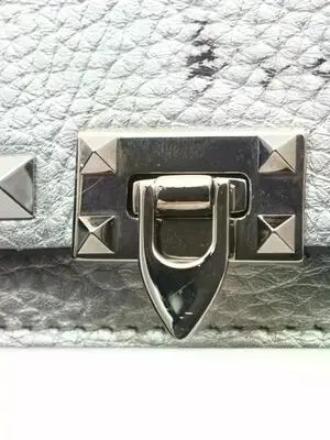 Valentino Garavani 2010s Rockstud Chain Wallet