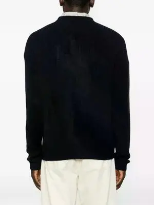 Malo Ribbed-knit Raglan-sleeve Sweater