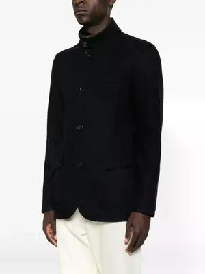 MANDELLI Cashmere High-neck Blazer