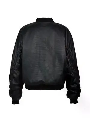 BREATH Croc-embossed Bomber Jacket
