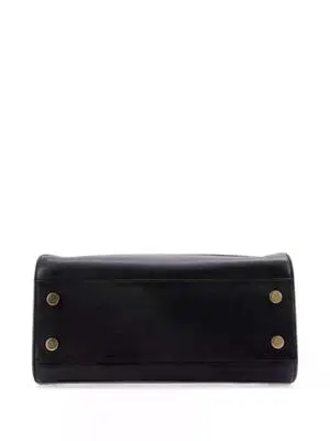 Saint Laurent Monogram Cabas Leather Baby Satchel
