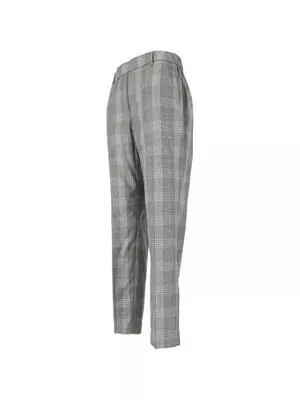 Peserico Checked Tapered Trousers