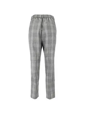 Peserico Checked Tapered Trousers