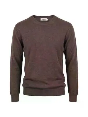Altea Crew-neck Wool Sweater - Brown