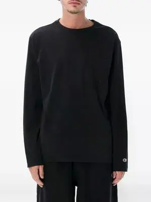 Champion Chest-pocket Long-sleeve T-shirt - Black