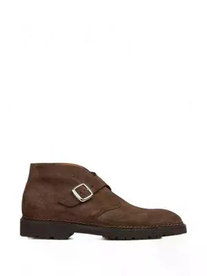 Bontoni Visionario Monk Strap Boots - Brown