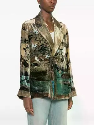 PIERRE-LOUIS MASCIA Graphic-print Blazer