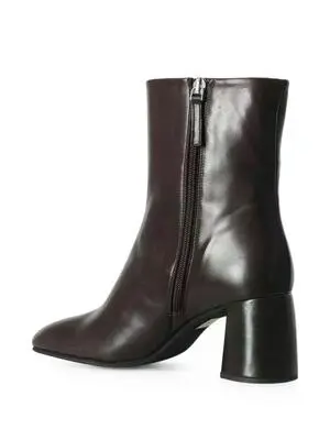 POEVE Block-heel Ankle Boots